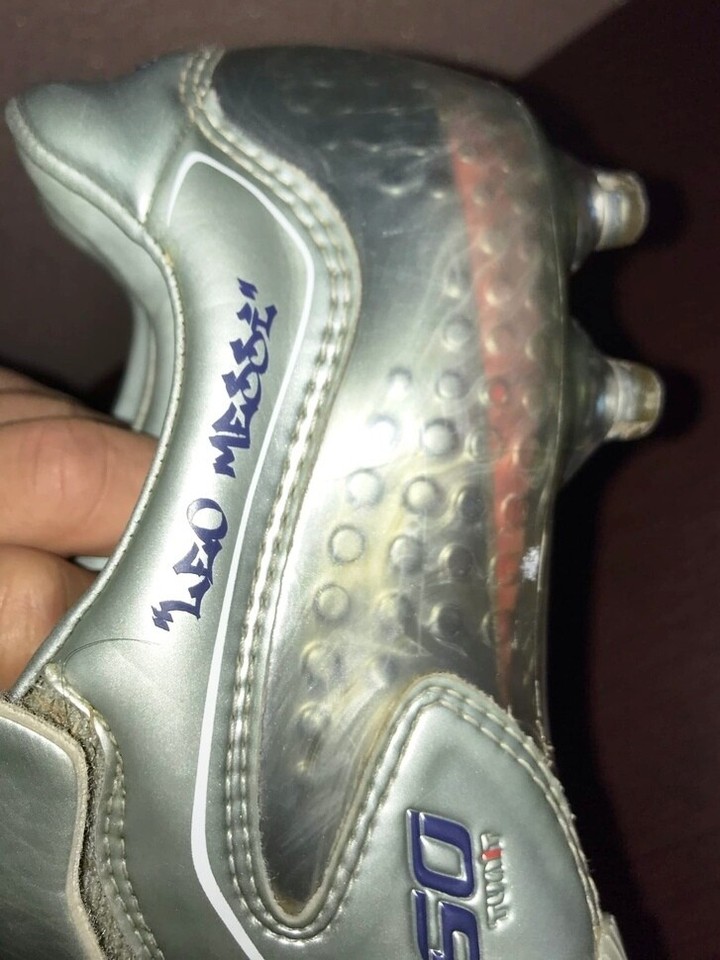 2008 ADIDAS F50 LEO MESSI TUNIT SIGNED FOOTBALL BOOTS SOCCER CLEATS US ...