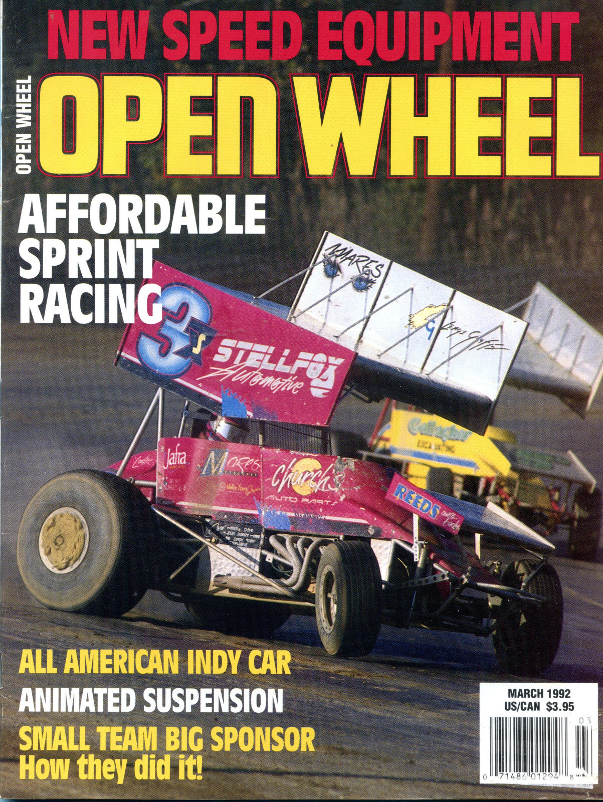 Open Wheel Magazine March 1992 " Affordable Sprint Racing " Box 602 | eBay