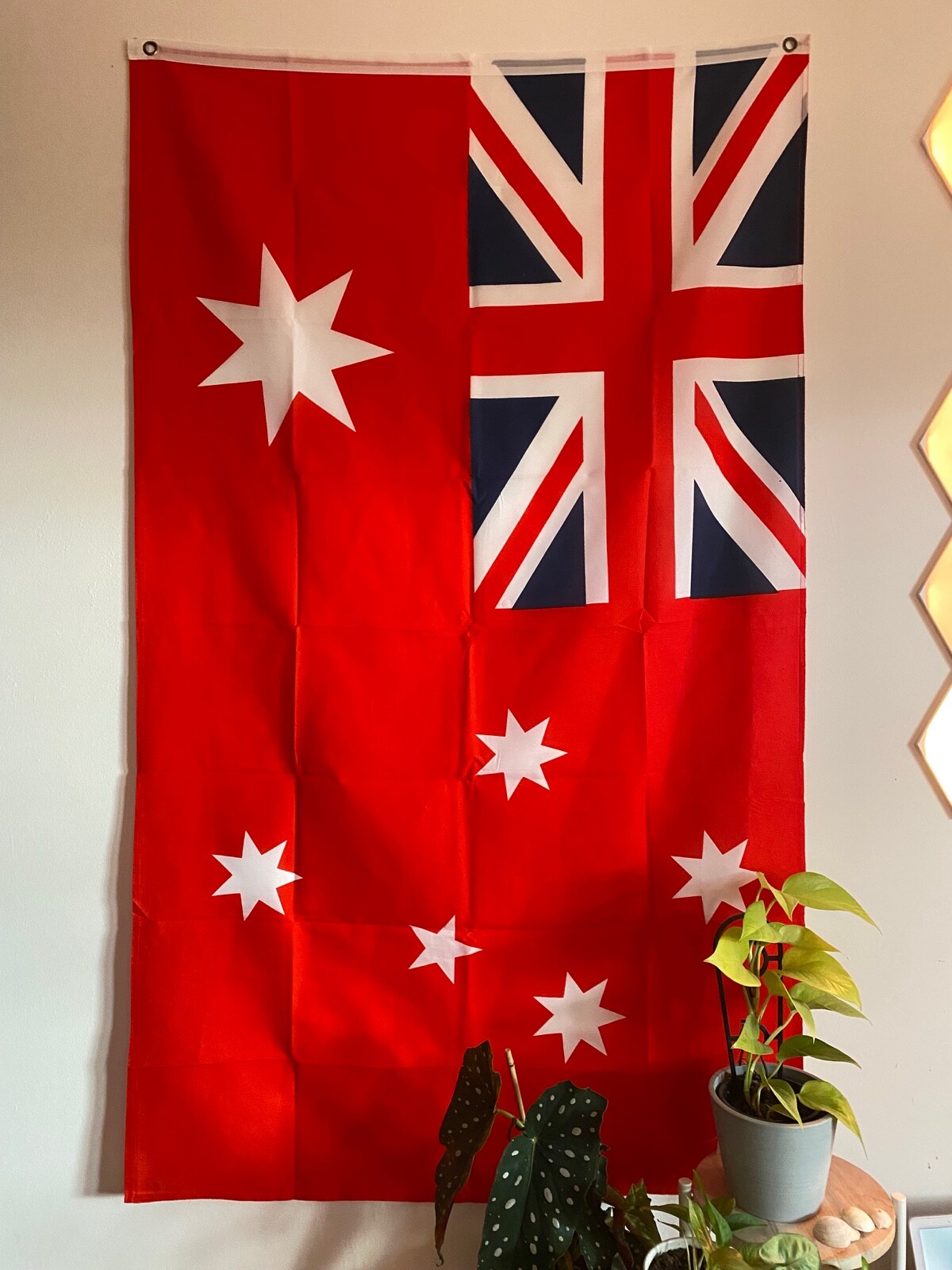 Large Red Australian Flag (1.5m x 0.9m) | eBay Australia