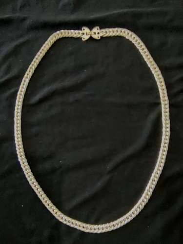 Vintage Monet Double Link Heavy Chain Necklace 30" Silvertone | eBay