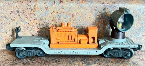 LIONEL TRAINS O GAUGE LIONEL LINES OPERATING SEARCHLIGHT CAR 3520 | eBay