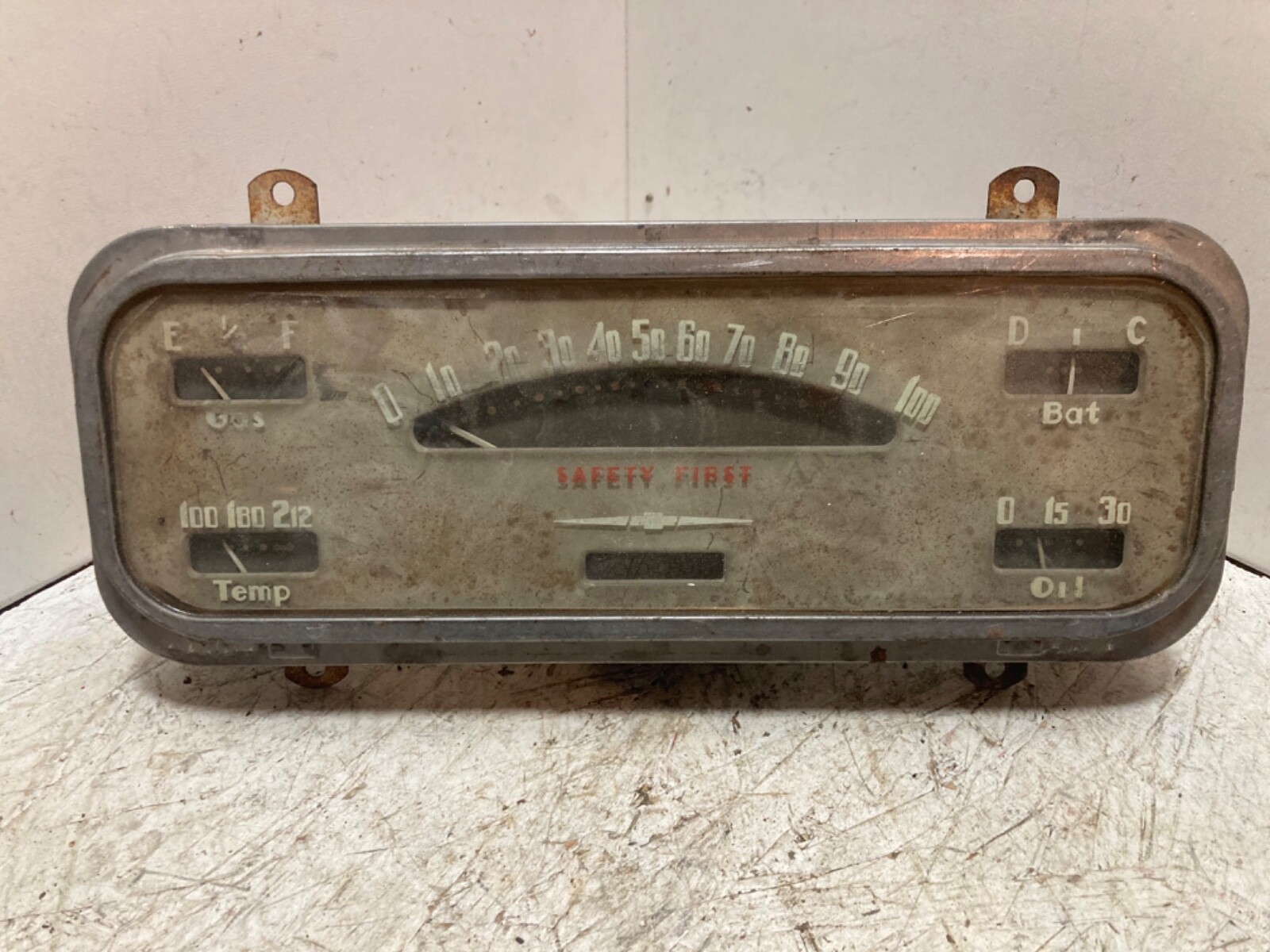 1938 Chevrolet Master Deluxe Instrument Cluster Speedometer & Gauge ...