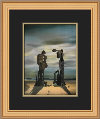 Salvador Dali Archeological Reminiscence Millet's Angelus Custom Framed ...