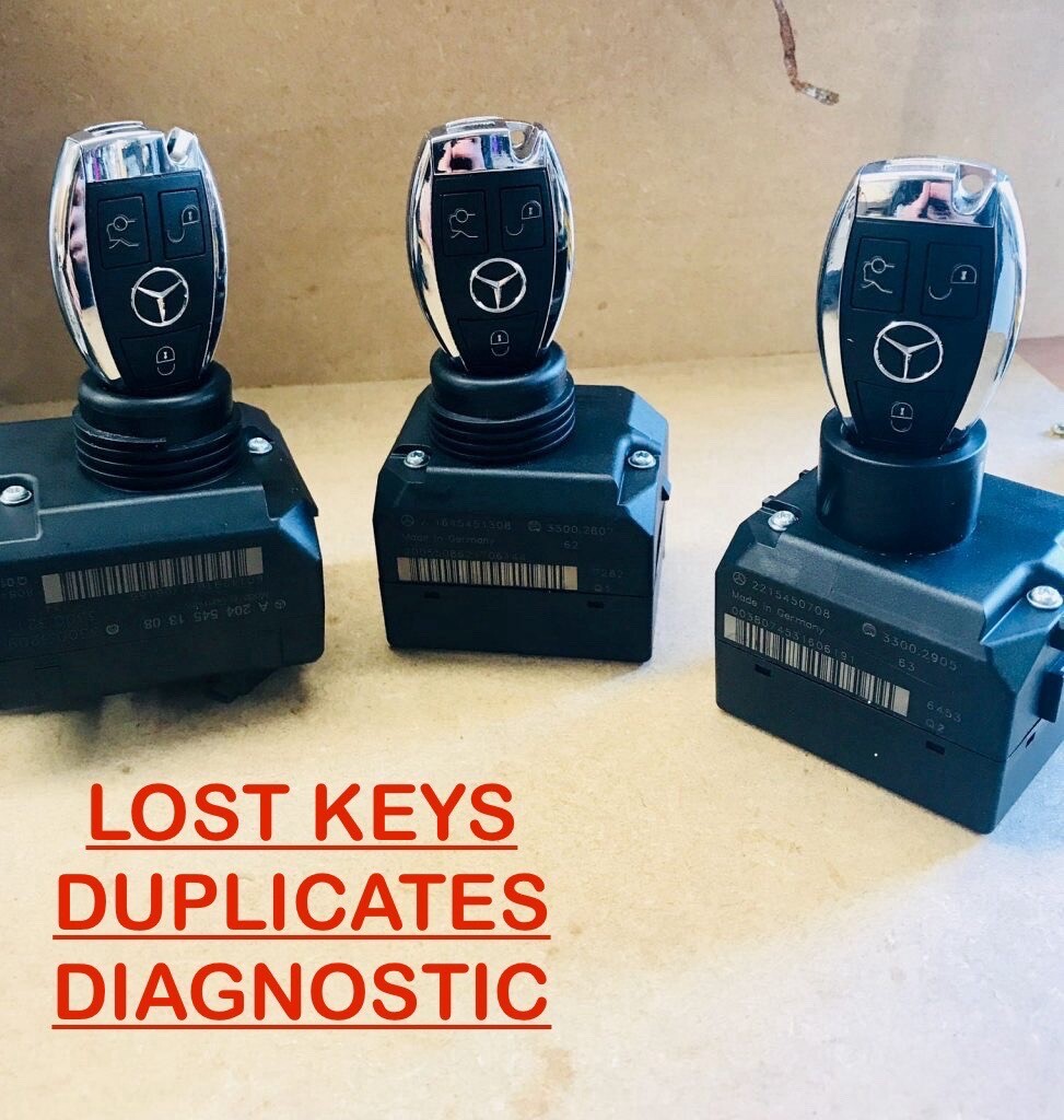 Mercedes Key Programming Service All Key Lost Emergency Key Cut ...