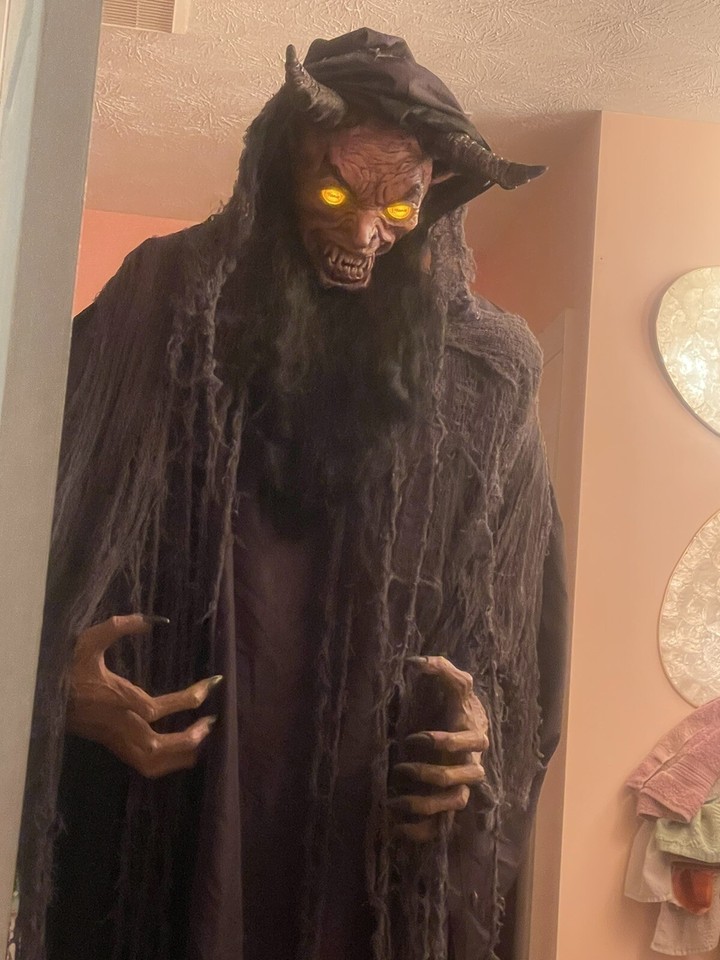 Spirit Halloween Forest Demon Retired Halloween Animatronic Prop W/box ...