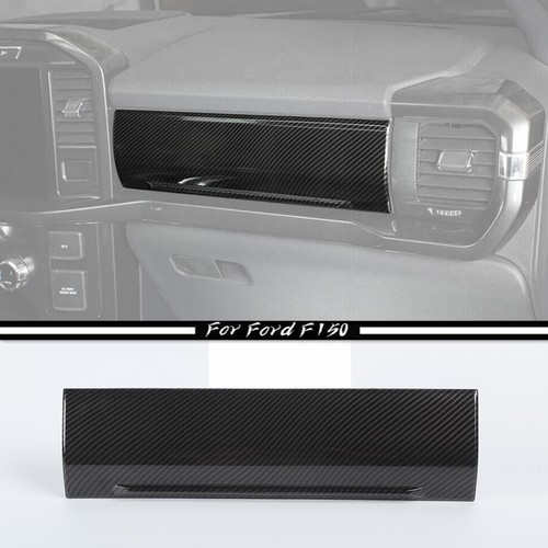 For 2021-2023 Ford F150 F-150 Carbon Fiber Dash Co-pilot Panel Decor ...