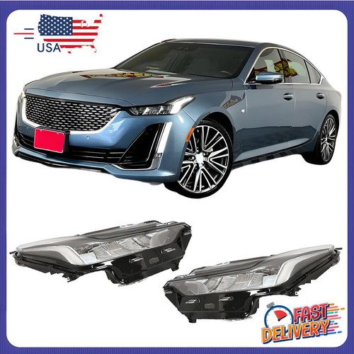 FULL LED Headlights Assembly Left & Right Side For Cadillac CT5 2020 ...