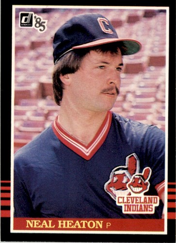 1985 Donruss Neal Heaton Rookie . Cleveland Indians #373 | eBay