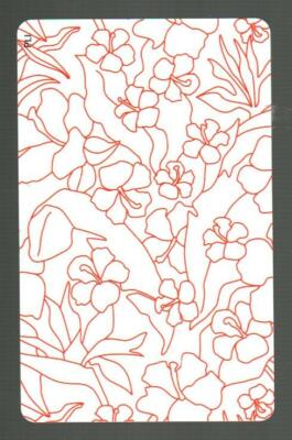 ST. REGIS Hibiscus, Tropical Flowers ( Grey Back ) Hotel Key Card | eBay
