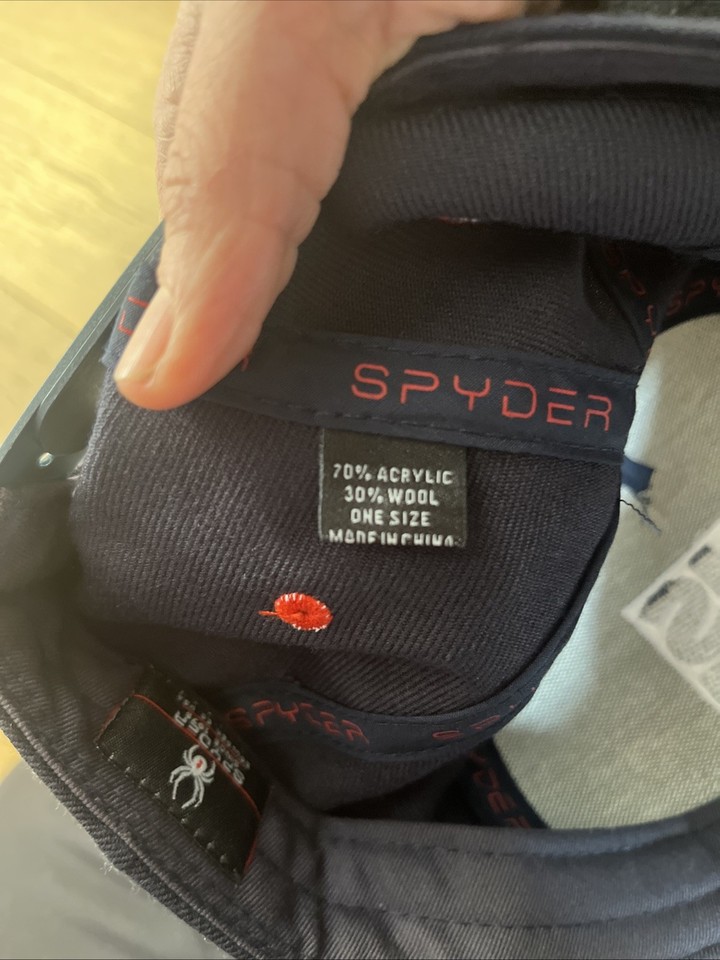 Spyder Team USA Baseball Hat NWT Adjustable One Size Embroidered Navy ...