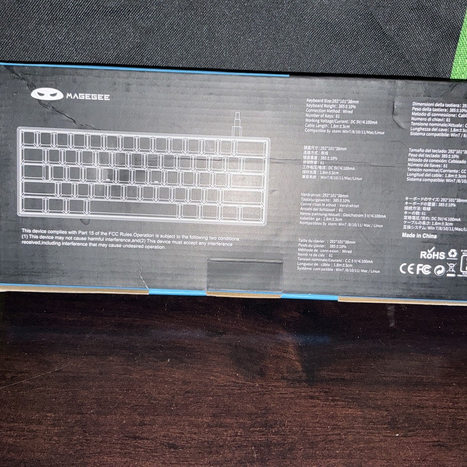 Magegee TS91 Color Changing Wired USB Keyboard Brand New Read Descrip ...