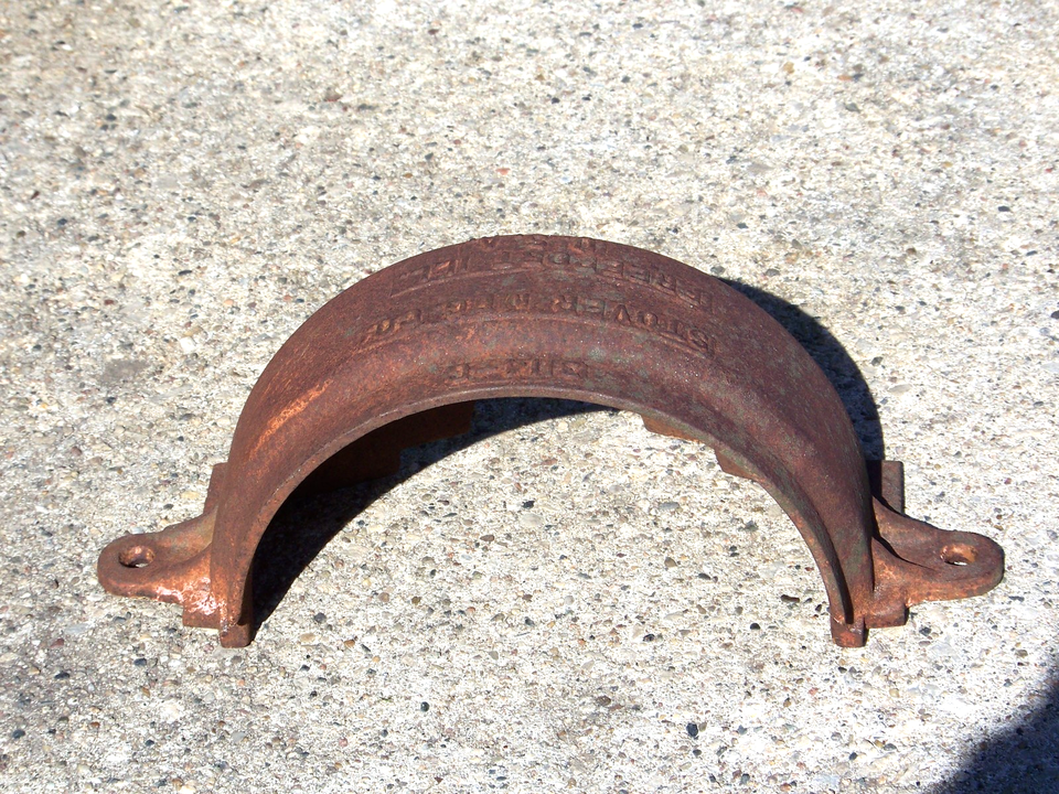 Antique No 31 Stover Burr Grain Mill Hit Miss Engine Flat Belt Cast ...