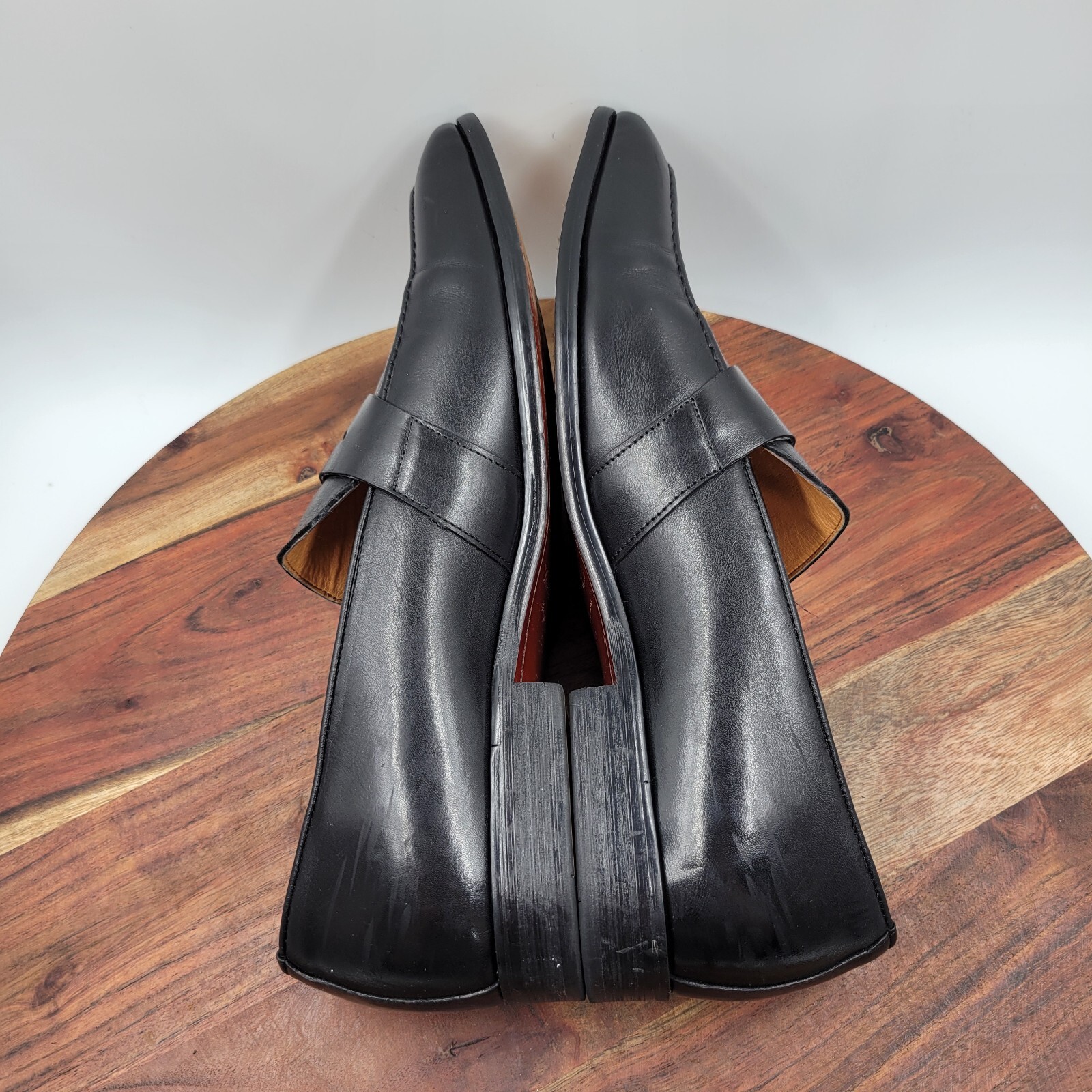 Daniel Wafer Penny Loafer Shoes Mens 46 / 12 Black Le… - Gem