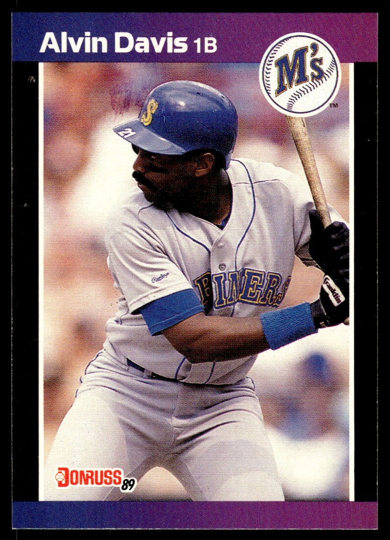 1989 Donruss Baseball Card Alvin Davis Seattle Mariners #345 | eBay