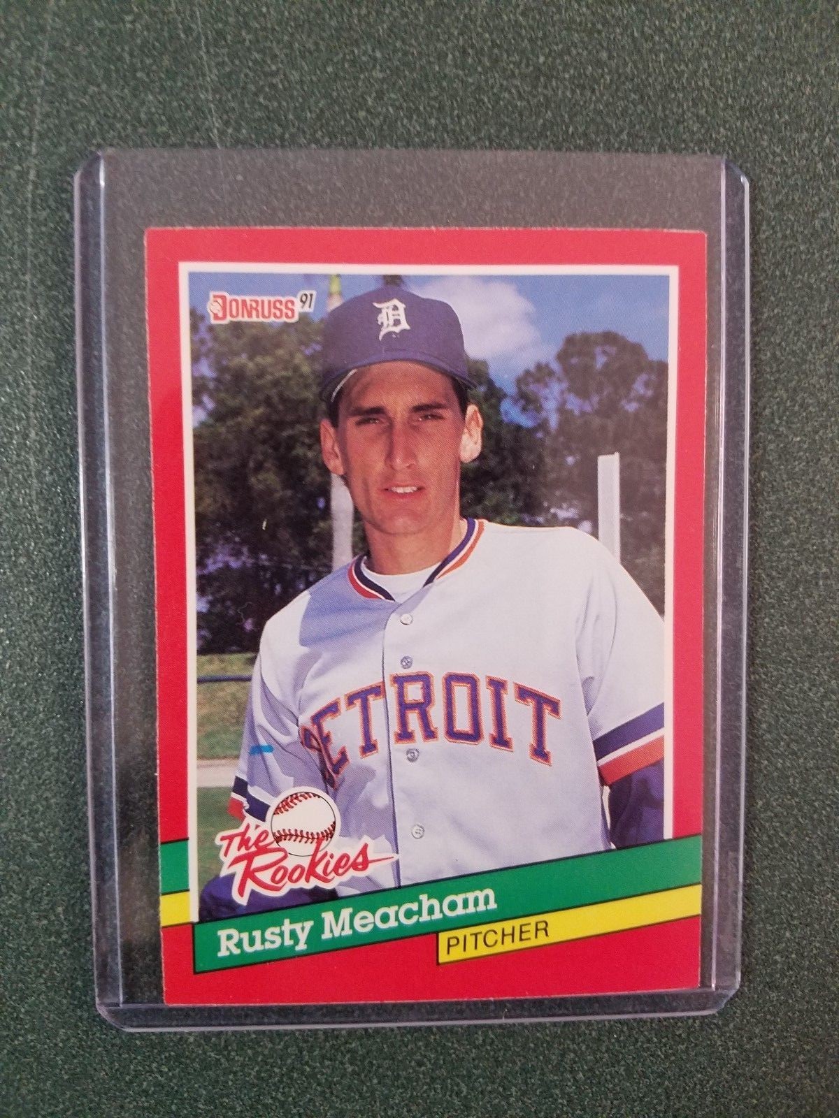 1991 Donruss Rookies #53 -- Rusty Meacham -- Tigers | eBay