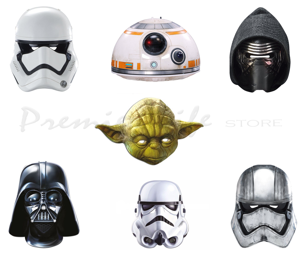 Star Wars The Force Awakens Official Character Face Masks | eBay