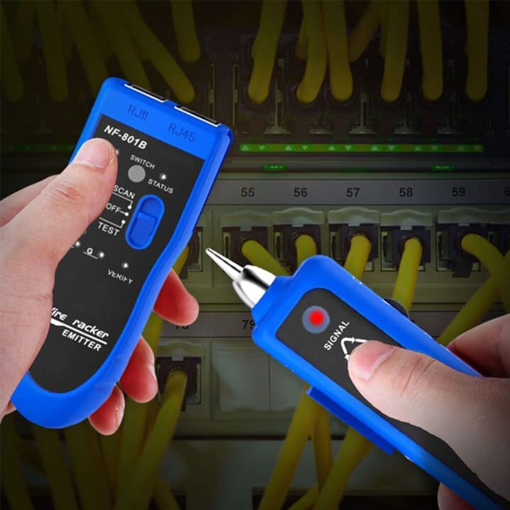 Blue Ethernet Cable Tester Telephone, Ethernet, Video, Tone Generator ...