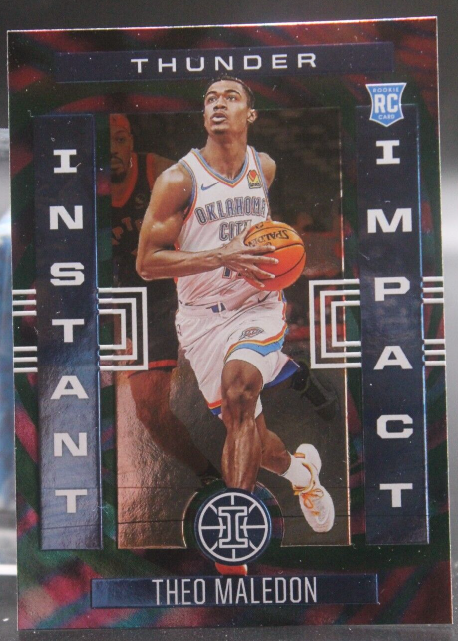 Theo Maledon (Thunder/RC/France) 2020-2021 Panini Illusions Instant ...