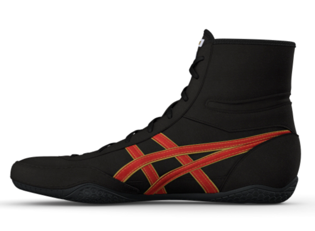 Asics Wrestling Shoes EX-EO special order 1083A001 Black x Red x Gold ...