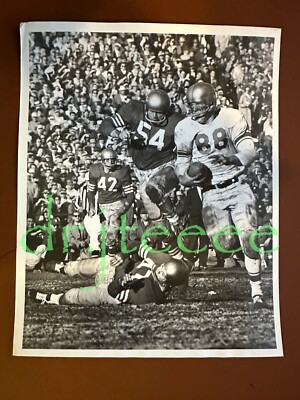 1957 Steve Junker DETROIT LIONS - Type 1 Football Photo | eBay
