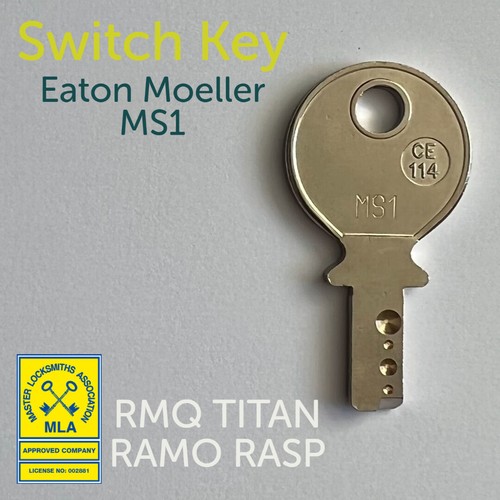 EATON MOELLER MS1 Replacement Spare Key RMQ TITAN RAMO RASP Free P&P | eBay