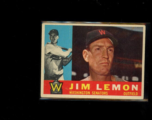 1960 Topps Jim Lemon Washington Senators #440 | eBay
