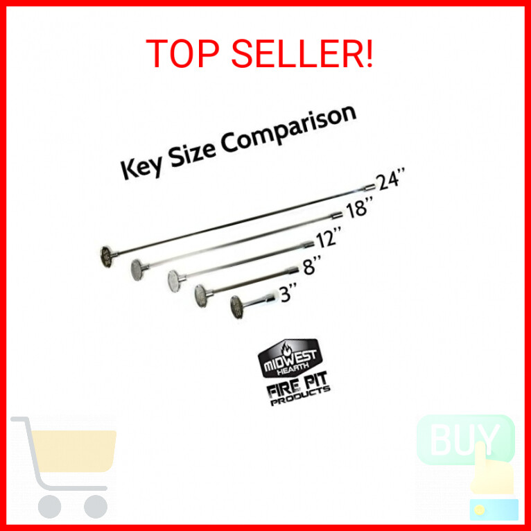 Midwest Hearth Universal Valve Key for Gas Fire Pits and Fireplaces ...