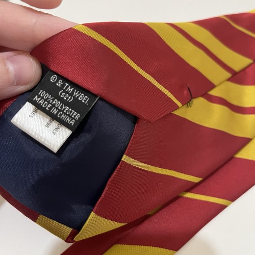 Harry Potter Gryffindor Hogwarts Maroon Neck Tie Adult Costume Cosplay ...