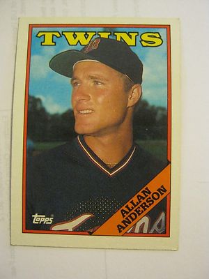1988 Topps #101 Allan Anderson Baseball Card (GS23-28) | eBay