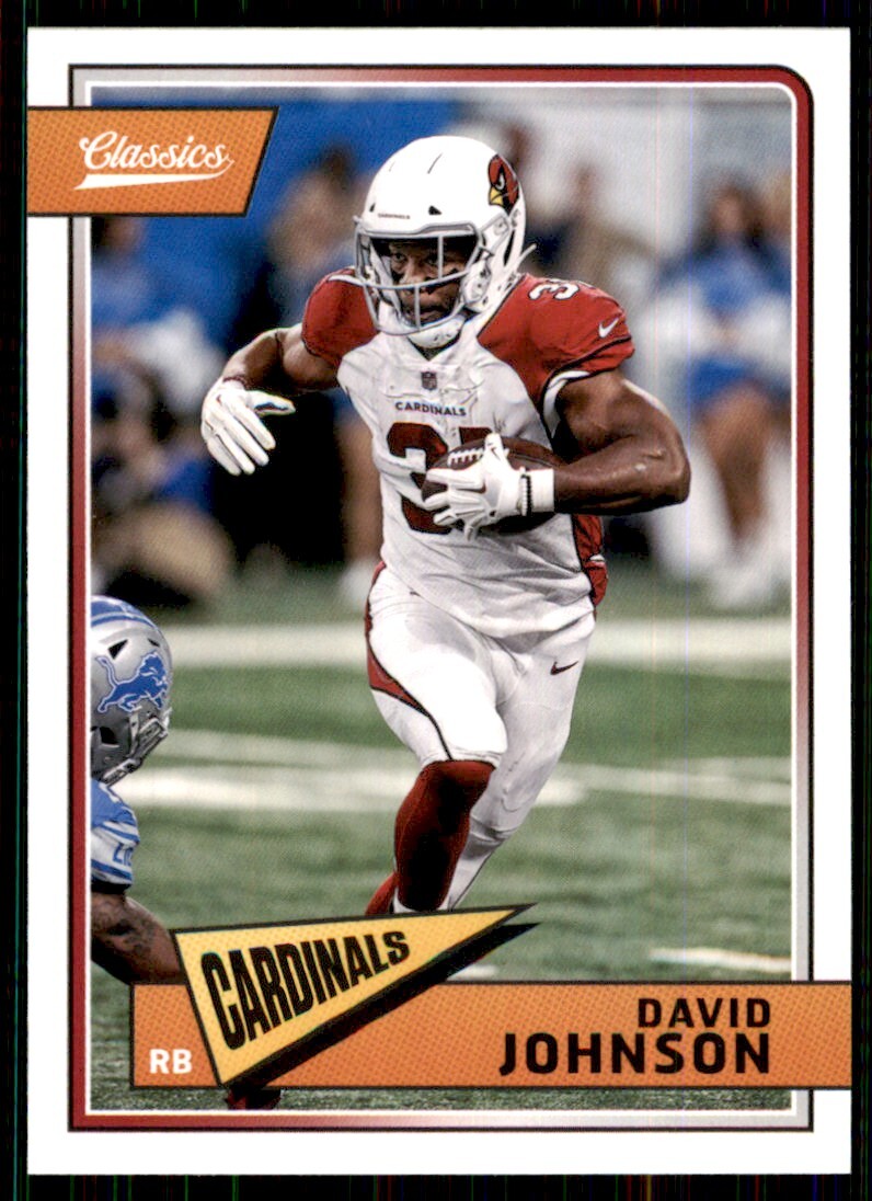 2018 Panini Classics David Johnson Arizona Cardinals #2 NFL Football ...