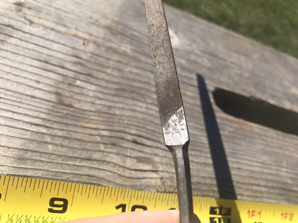Vintage Nicholson Slim Taper Square Triangle File Used 7 3/4” | eBay