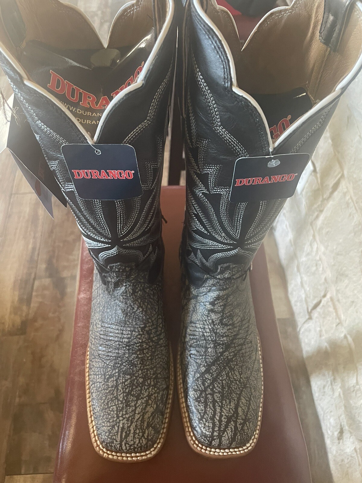 Durango® Arena Pro Exotics™ African Cape Buffalo Western Boot | eBay