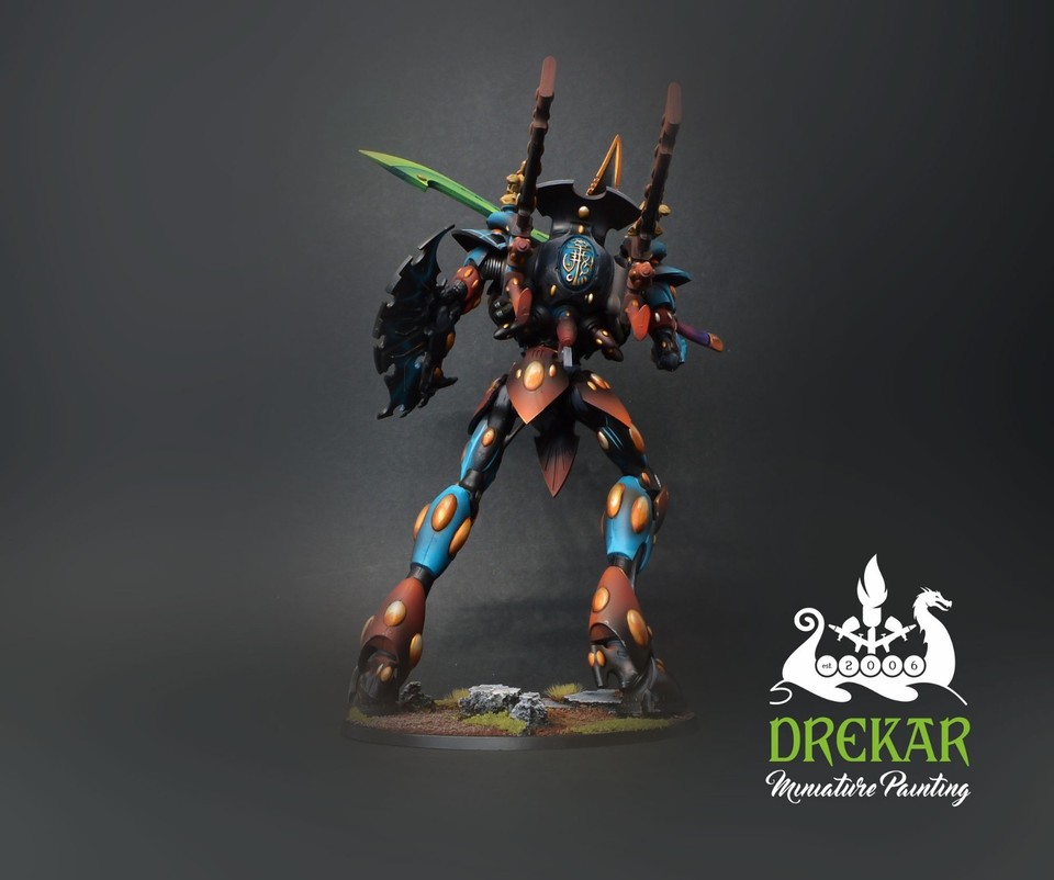 Wraithknight Eldar craftworlds warhammer 40K ** COMMISSION ** painting ...