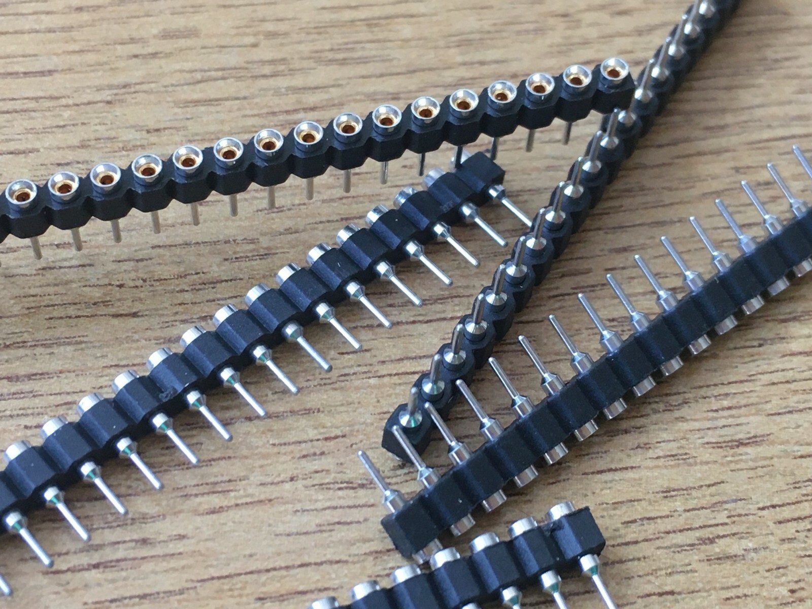 20 Way 2.54mm Pitch Turned Pin Single In Line SIL Socket 5 PIECES Z2941 ...