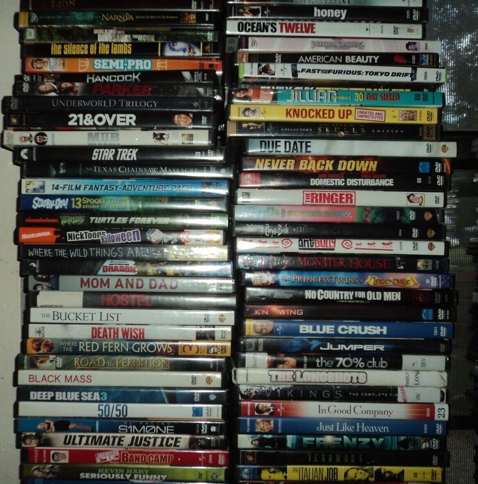 SALE! "EMPTY" STORAGE DVD / GAME CASES - STANDARD CASES WITH ARTWORK ...