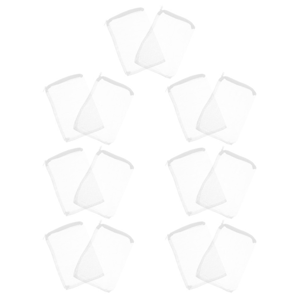 10 Pcs Mesh Zipper Pouch Bags Polyester Filter Material Aquarium | eBay ...