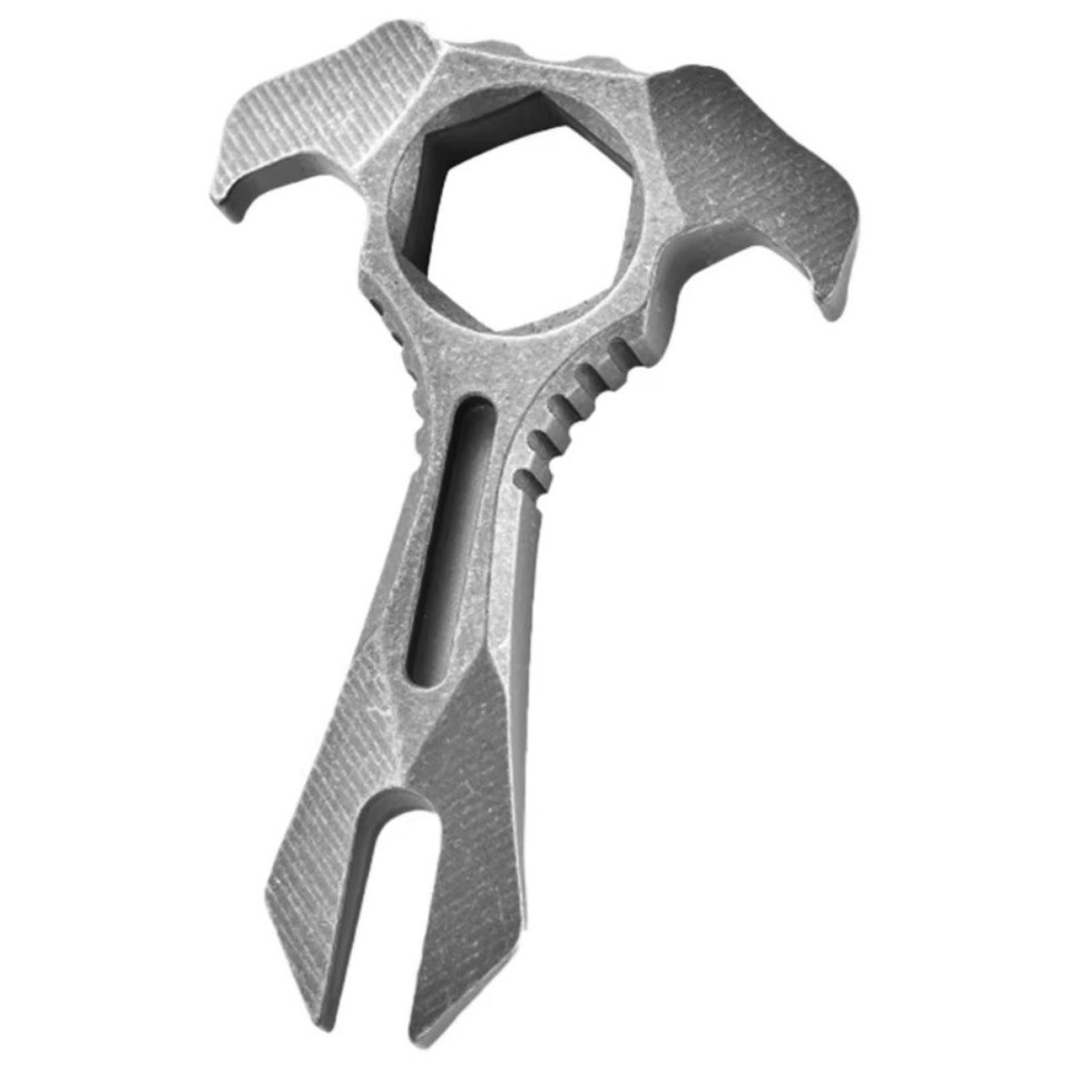 TC4 Titanium Alloy Decorative Pendant Wrench Outdoor Camping Gears ...