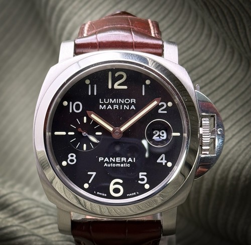 Panerai 164 Luminor Marina (PAM164) 44mm Black Dial Great Condition ...