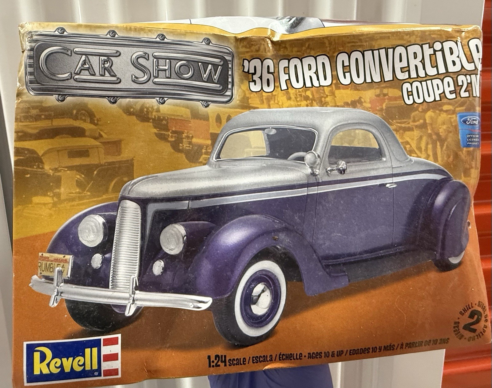 REVELL Car Show '36 Ford Convertible Coupe 2' n 1 Model Kit #85-4227 ...