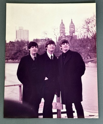 FEB 8, 1964 BEATLES IN CENTRAL PARK, NYC DAY BEFORE ED SULLIVAN SHOW ...