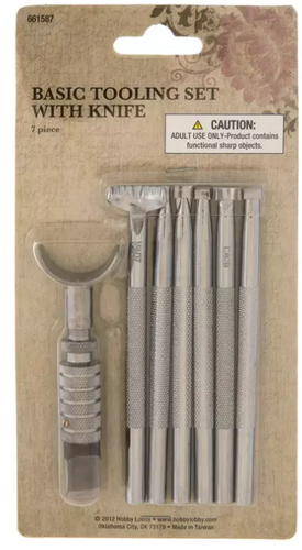Basic Leatherworking Tools With Knife New | eBay
