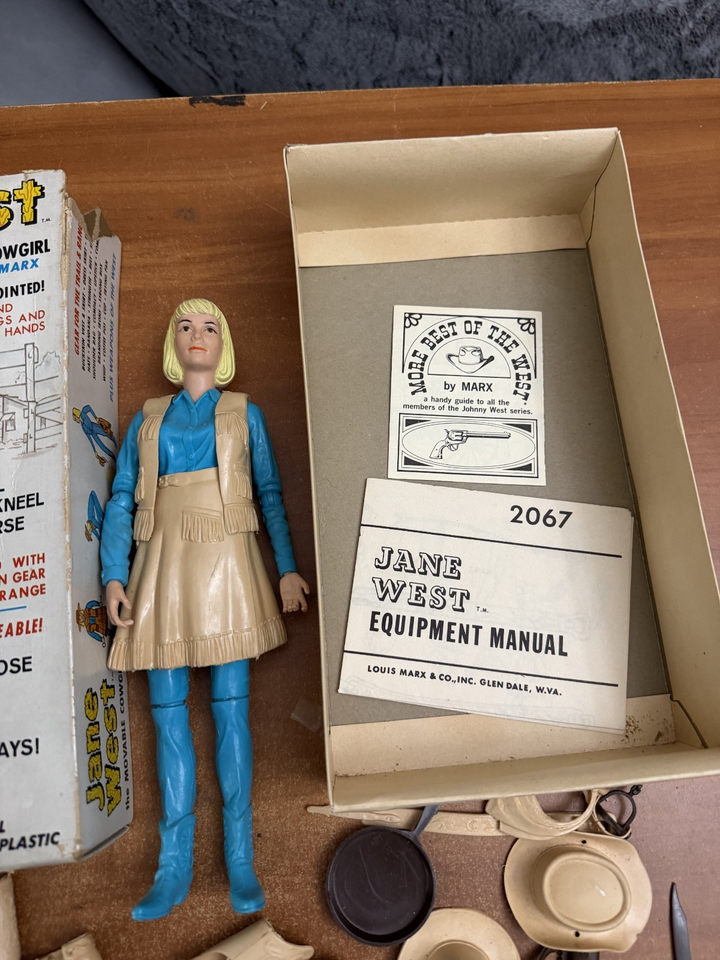 Marx jane West moveable Cowgirl johnny West Best of In Box with ...