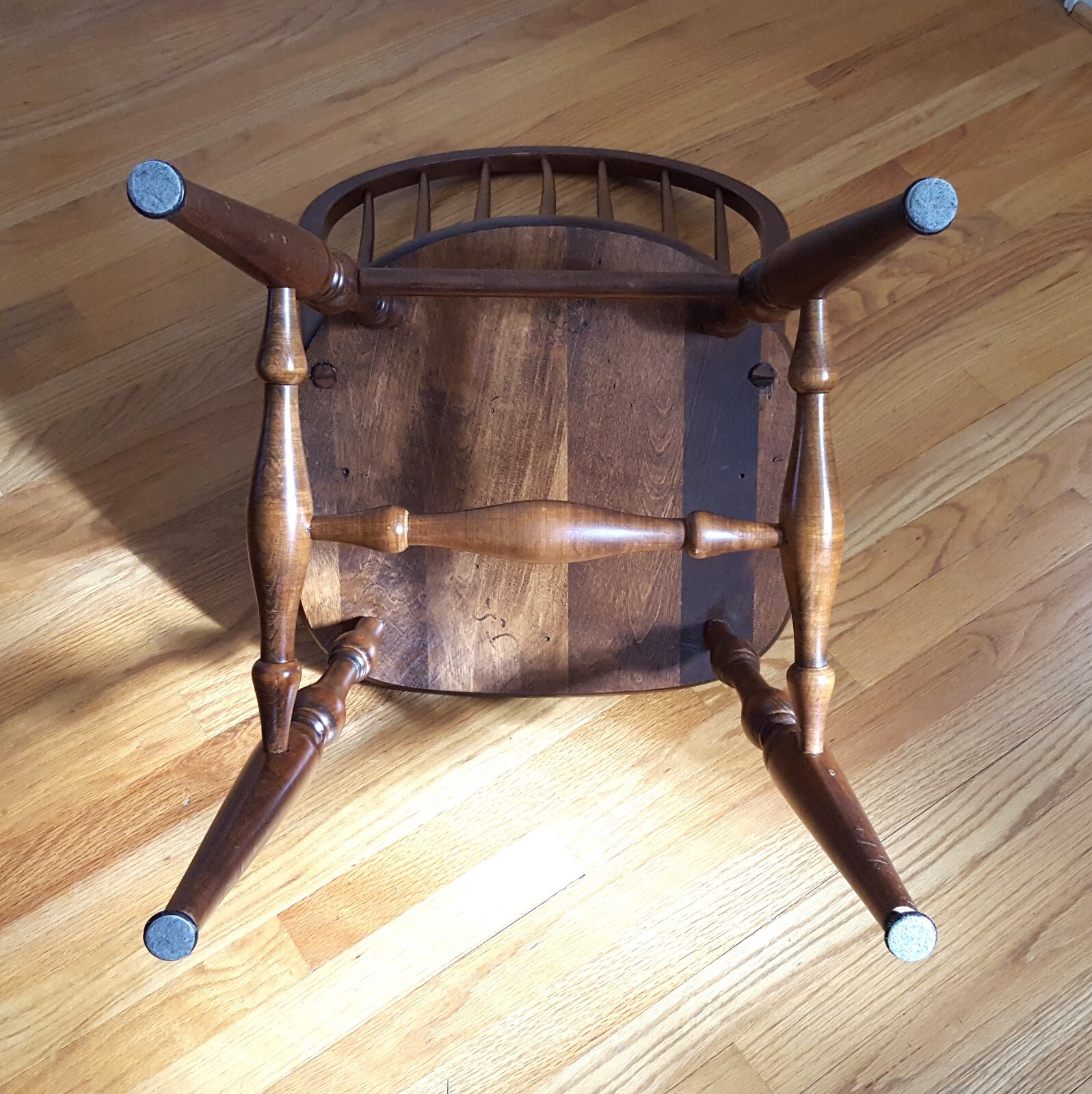 Vintage Pair Moosehead Windsor Chairs Hoop Back Made in Maine Mahogany ...