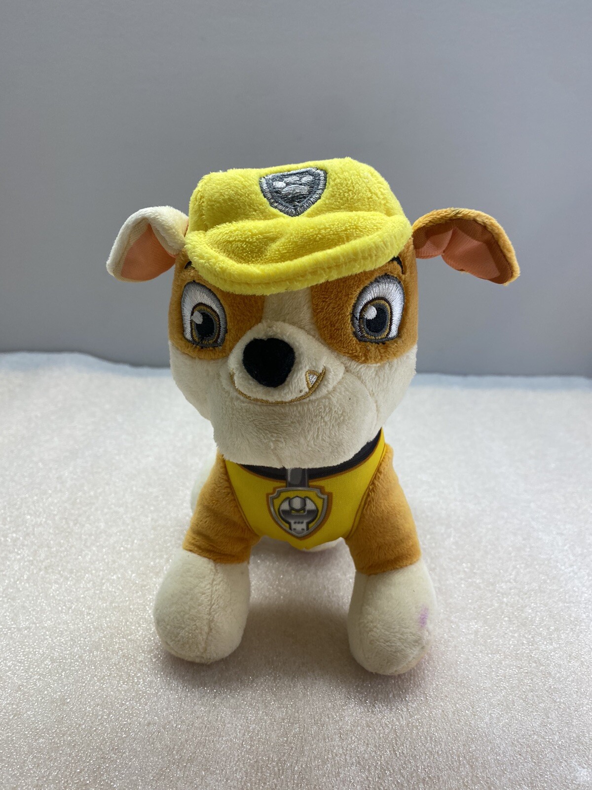 Paw Patrol Rubble Dog Mini Plush - Nickelodeon Spin Master. Stuffed ...