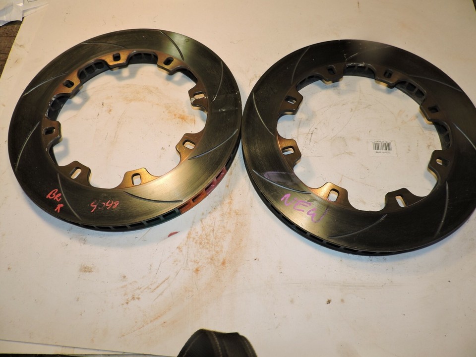 NEW AP rear brake rotors CP4248 117 & 116 1 1/8" thick 8 bolt Nascar ...