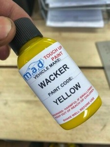 WACKER NEUSON YELLOW TOUCH UP PAINT 30ML MACHINERY PLANT DIGGER ...