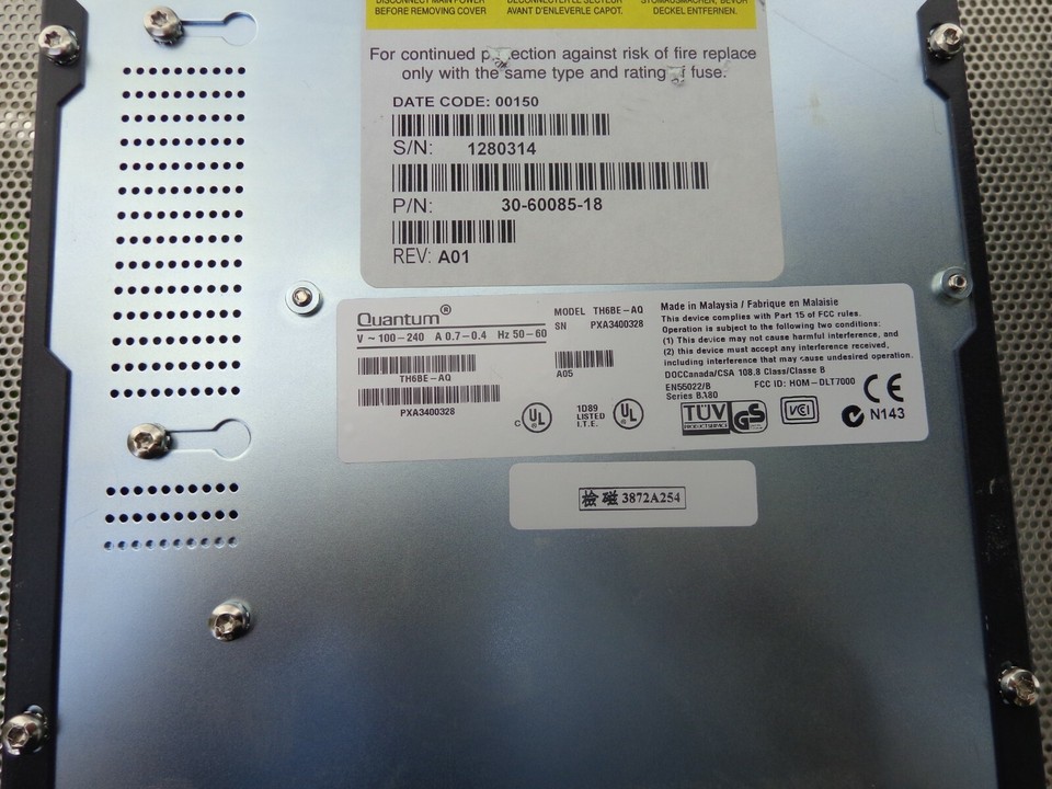 Dell PowerVault 110T DLT 7000 External Tape Drive TH6BE-AQ SCSI/SE | eBay