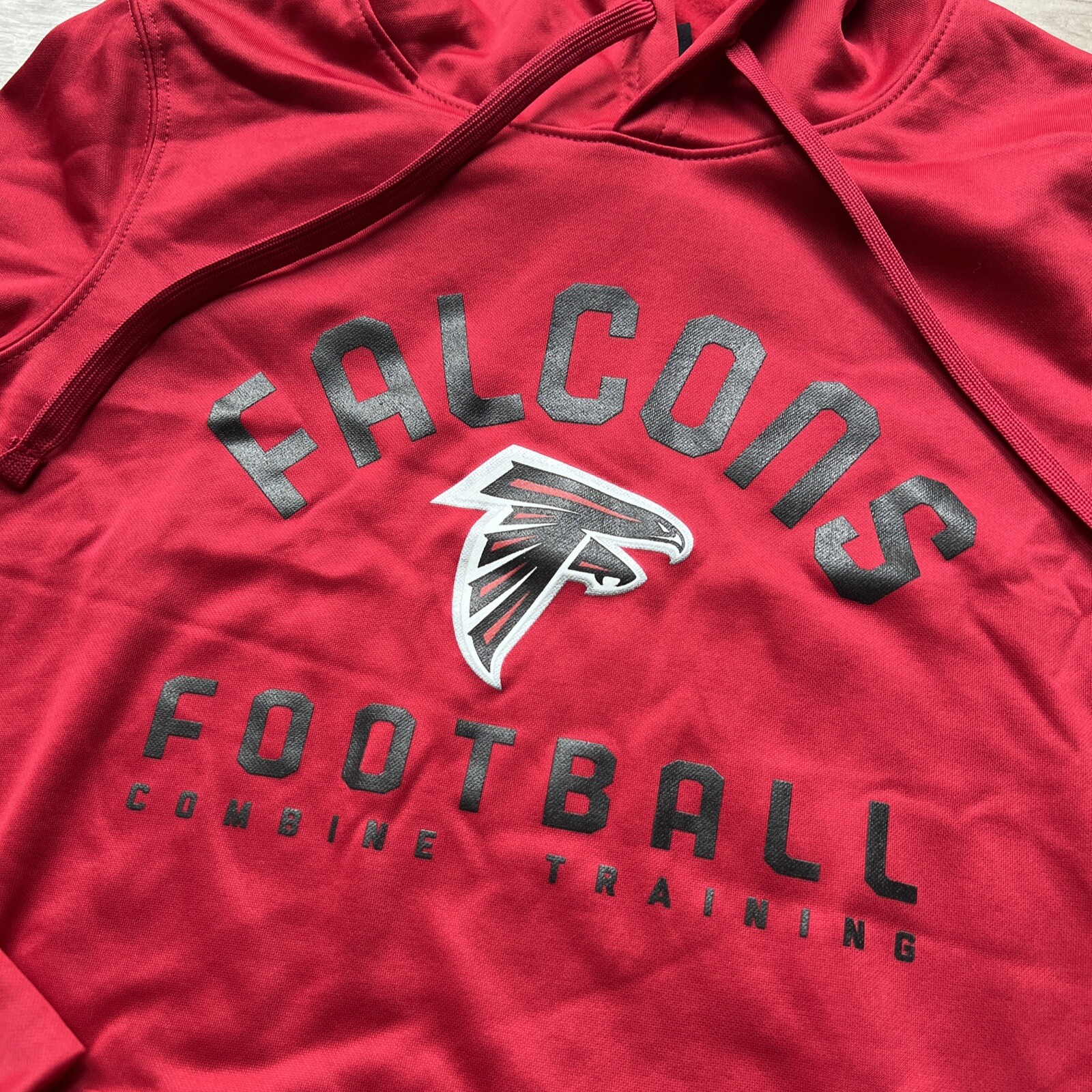 Womens Size Large New Era Atlanta Falcons Hoodie Sweatshirt Red NFL | eBay