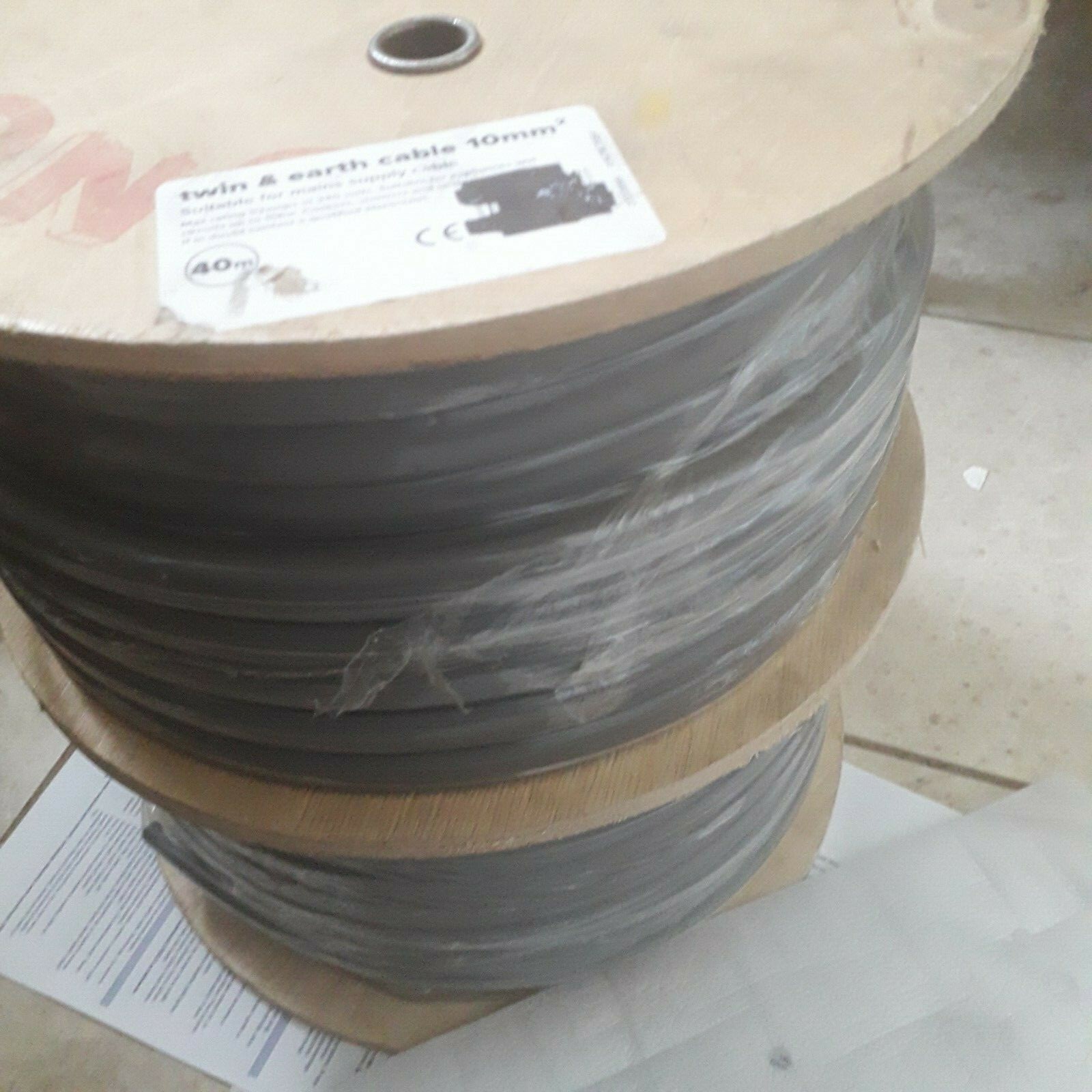 Electric cable,10mm Twin & core earth,mains,shower,heater,cooker. | eBay UK