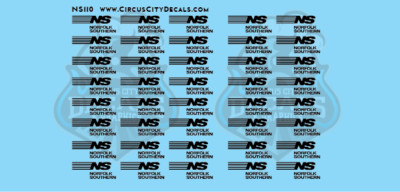 NS Norfolk Southern Autorack Logos N scale Decals | eBay
